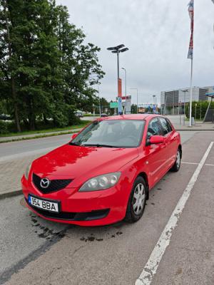 Красный Мазда 3 2008 в Таллин, объемом двигателя 1.60 л и пробегом 208 тыс. км за 1500 €, фото  на AUTOMOTO.COM.LV