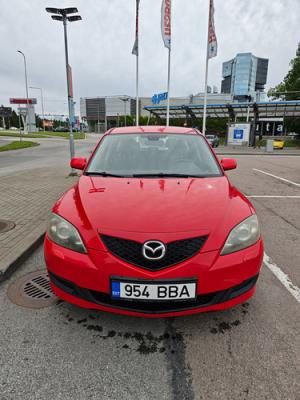 Red Mazda 3 2008 in Tallinn, with an engine capacity of 1.60 L and mileage of 208 thousand km for 1500 €, photo 4 on AUTOMOTO.COM.LV
