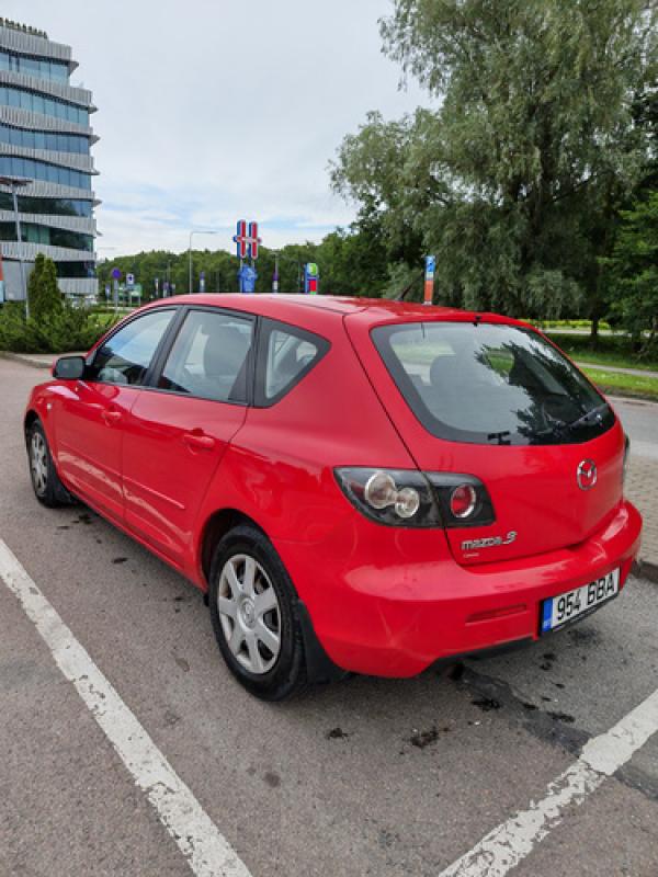 Красный Мазда 3 2008 в Таллин, объемом двигателя 1.60 л и пробегом 208 тыс. км за 1500 €, фото 7 на AUTOMOTO.COM.LV