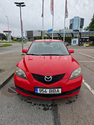Red Mazda 3 2008 in Tallinn, with an engine capacity of 1.60 L and mileage of 208 thousand km for 1500 €, photo 15 on AUTOMOTO.COM.LV