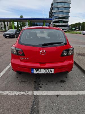 Red Mazda 3 2008 in Tallinn, with an engine capacity of 1.60 L and mileage of 208 thousand km for 1500 €, photo 18 on AUTOMOTO.COM.LV