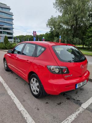 Red Mazda 3 2008 in Tallinn, with an engine capacity of 1.60 L and mileage of 208 thousand km for 1500 €, photo 19 on AUTOMOTO.COM.LV