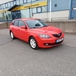 Red Mazda 3 2008 in Tallinn, with an engine capacity of 1.60 L and mileage of 211 thousand km for 2150 €, photo 14 on AUTOMOTO.COM.LV
