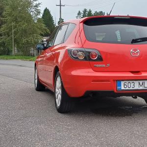 Red Mazda 3 2008 in Tallinn, with an engine capacity of 1.60 L and mileage of 211 thousand km for 2150 €, photo 16 on AUTOMOTO.COM.LV