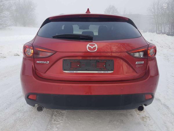 Sarkans Mazda 3 2014 Šauļi, ar dzinēja tilpumu 2.19 L un nobraukumu 246 tūkst. km par 4900 €, foto 5 vietnē AUTOMOTO.COM.LV