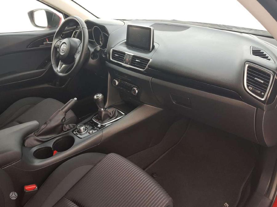 Sarkans Mazda 3 2014 Šauļi, ar dzinēja tilpumu 2.19 L un nobraukumu 246 tūkst. km par 4900 €, foto 7 vietnē AUTOMOTO.COM.LV