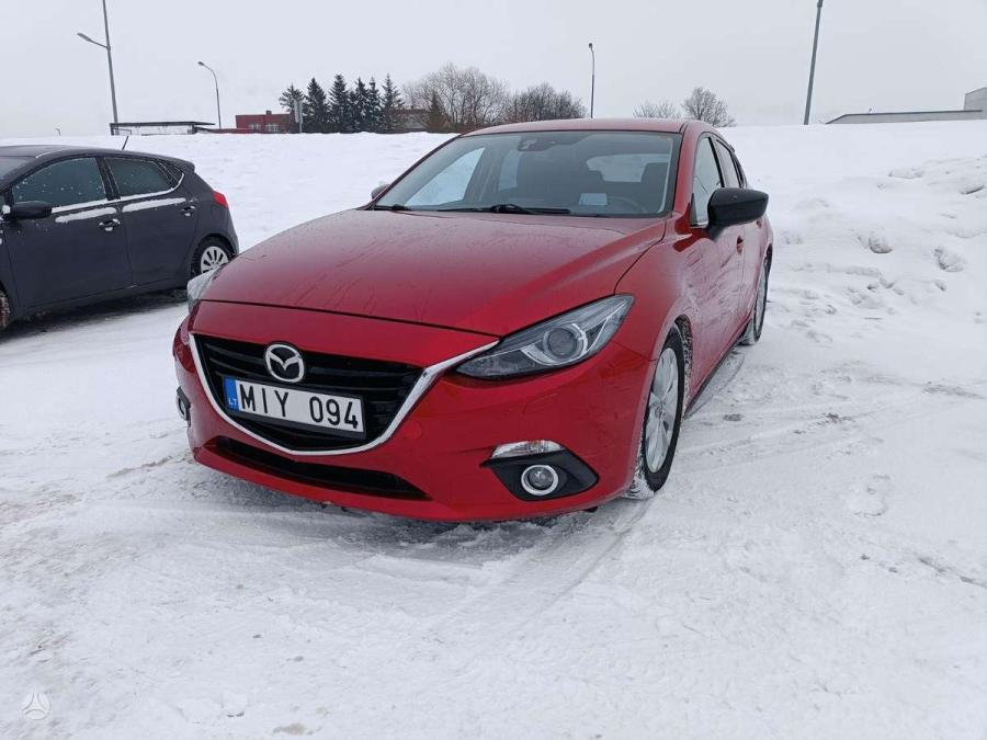 Sarkans Mazda 3 2014 Klaipėda, ar dzinēja tilpumu 2.19 L un nobraukumu 120 tūkst. km par 7799 €, foto 1 vietnē AUTOMOTO.COM.LV