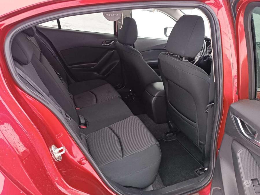 Sarkans Mazda 3 2014 Klaipėda, ar dzinēja tilpumu 2.19 L un nobraukumu 120 tūkst. km par 7799 €, foto 9 vietnē AUTOMOTO.COM.LV