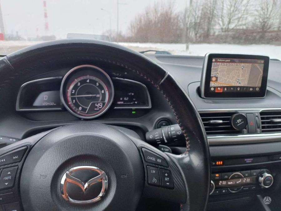 Sarkans Mazda 3 2014 Klaipėda, ar dzinēja tilpumu 2.19 L un nobraukumu 120 tūkst. km par 7799 €, foto 13 vietnē AUTOMOTO.COM.LV