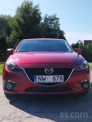 Sarkans Mazda 3 2014 Liepāja, ar dzinēja tilpumu 2.20 L un nobraukumu 292 tūkst. km par 6200 €, foto 3 vietnē AUTOMOTO.COM.LV