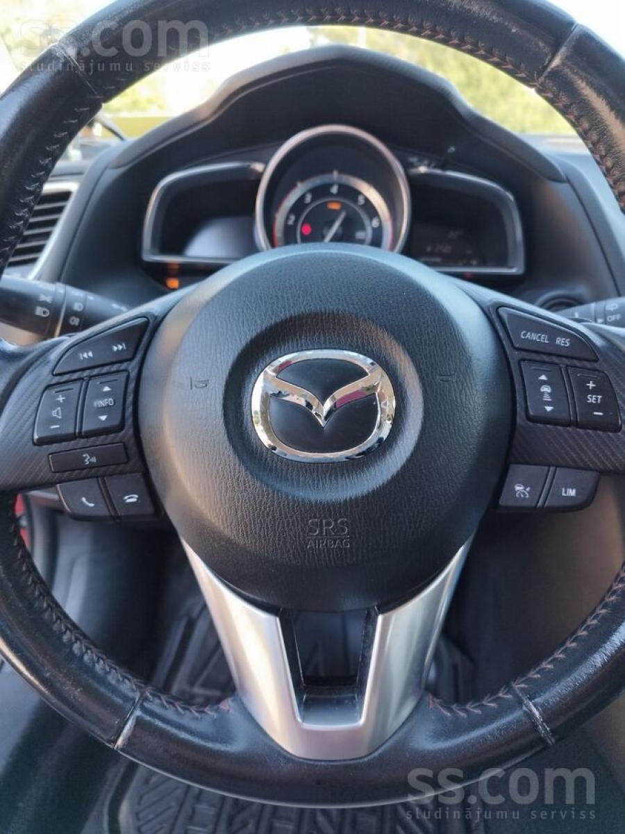Sarkans Mazda 3 2014 Liepāja, ar dzinēja tilpumu 2.20 L un nobraukumu 292 tūkst. km par 6200 €, foto 6 vietnē AUTOMOTO.COM.LV