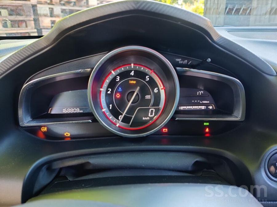 Sarkans Mazda 3 2014 Ventspils, ar dzinēja tilpumu 2.20 L un nobraukumu 169 tūkst. km par 4700 €, foto 6 vietnē AUTOMOTO.COM.LV