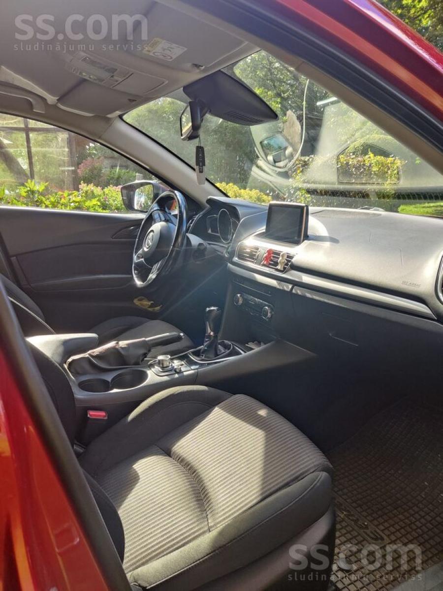 Sarkans Mazda 3 2014 Ventspils, ar dzinēja tilpumu 2.20 L un nobraukumu 169 tūkst. km par 4700 €, foto 21 vietnē AUTOMOTO.COM.LV