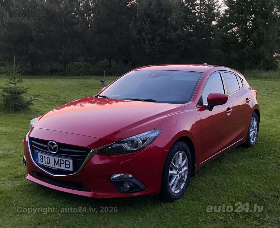 Sarkans Mazda 3 2015 Tallina, ar dzinēja tilpumu 2.00 L un nobraukumu 147 tūkst. km par 9500 €, foto 1 vietnē AUTOMOTO.COM.LV