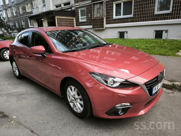 Sarkans Mazda 3 2015 Rīga, ar dzinēja tilpumu 2.00 L un nobraukumu 80 tūkst. km par 7200 €, foto 1 vietnē AUTOMOTO.COM.LV