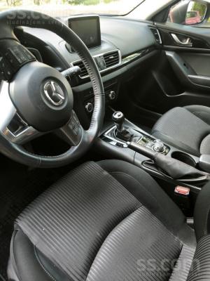 Sarkans Mazda 3 2015 Rīga, ar dzinēja tilpumu 2.00 L un nobraukumu 80 tūkst. km par 7200 €, foto 4 vietnē AUTOMOTO.COM.LV