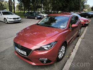Red Mazda 3 2015 in Riga, with an engine capacity of 2.00 L and mileage of 81 thousand km for 7000 €, photo  on AUTOMOTO.COM.LV