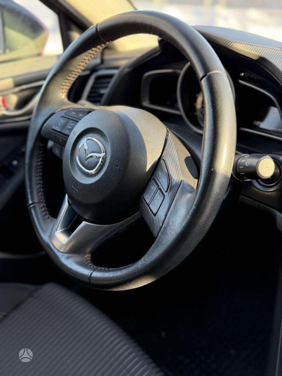 Sarkans Mazda 3 2016 Utena, ar dzinēja tilpumu 2.00 L un nobraukumu 245 tūkst. km par 10650 €, foto 18 vietnē AUTOMOTO.COM.LV