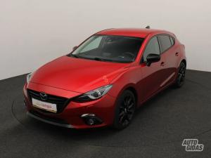 Sarkans Mazda 3 2016 Viļņa, ar dzinēja tilpumu 2.00 L un nobraukumu 170 tūkst. km par 11199 €, foto  vietnē AUTOMOTO.COM.LV