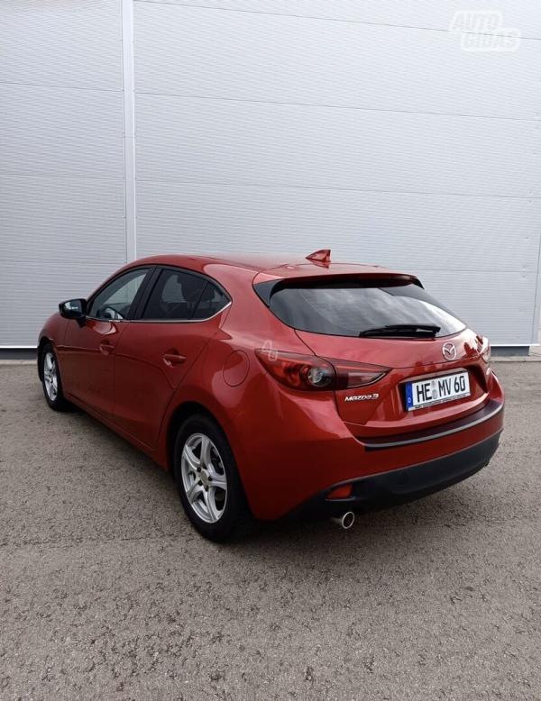 Sarkans Mazda 3 2016 Utena, ar dzinēja tilpumu 2.00 L un nobraukumu 245 tūkst. km par 10650 €, foto 5 vietnē AUTOMOTO.COM.LV