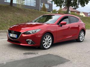 Red Mazda 3 2016 in Jonava, with an engine capacity of 2.19 L and mileage of 173 thousand km for 7999 €, photo 4 on AUTOMOTO.COM.LV