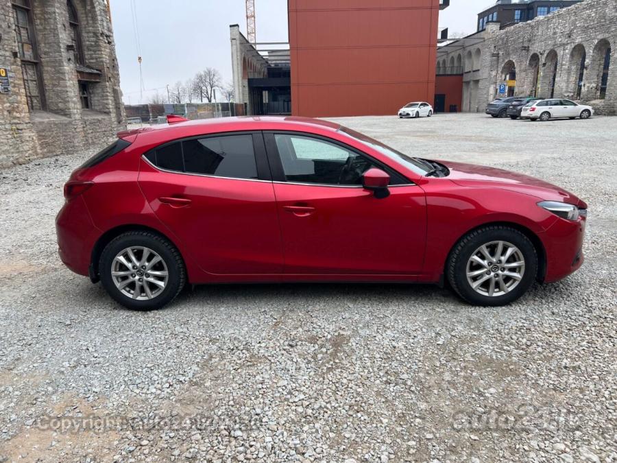 Red Mazda 3 2017 in Tallinn, with an engine capacity of 2.00 L and mileage of 181 thousand km for 10000 €, photo 1 on AUTOMOTO.COM.LV