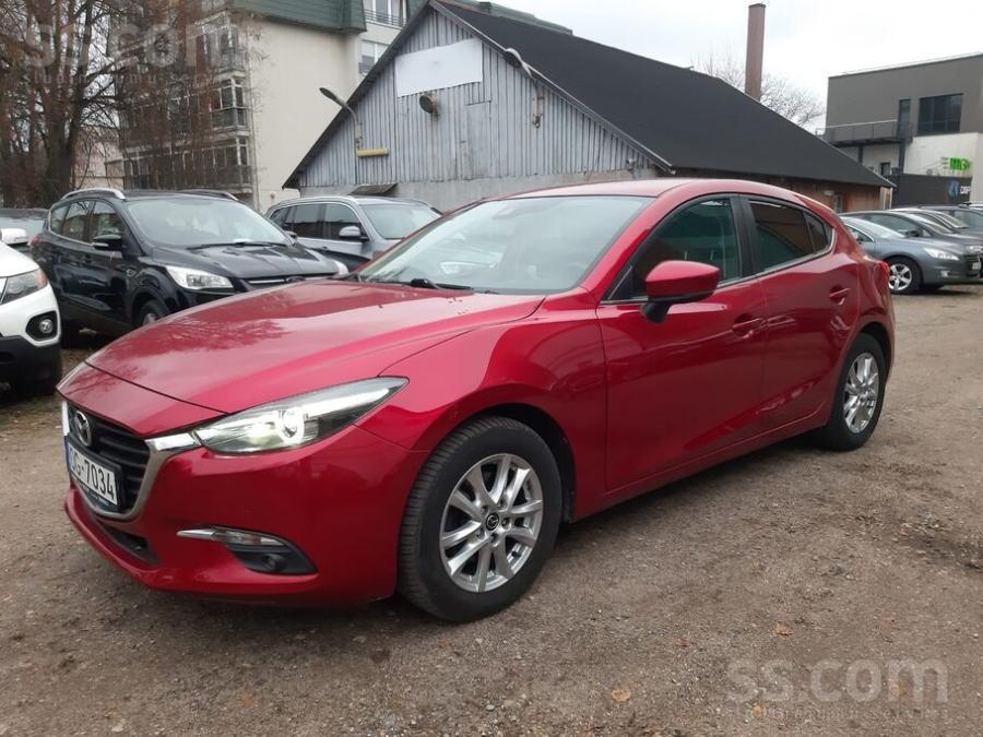 Red Mazda 3 2017 in Daugavpils, with an engine capacity of 2.20 L and mileage of 0 thousand km for 6850 €, photo 1 on AUTOMOTO.COM.LV