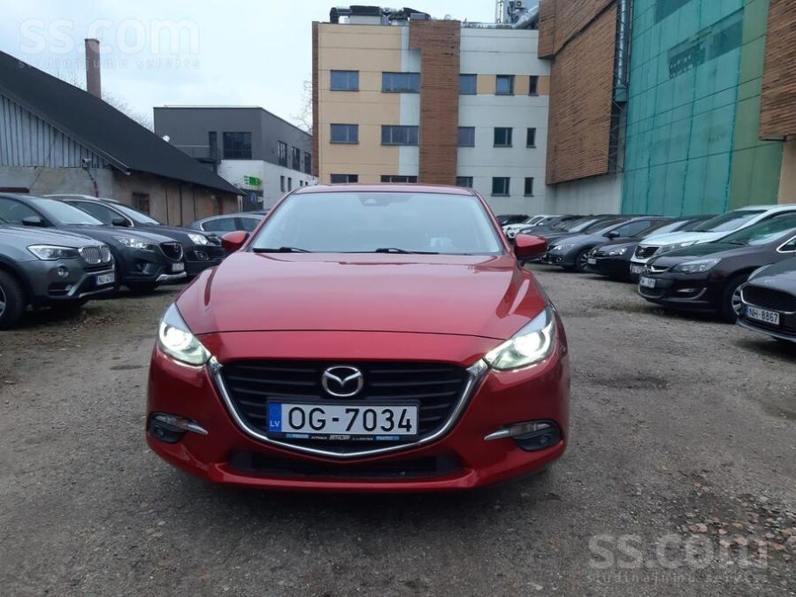 Red Mazda 3 2017 in Daugavpils, with an engine capacity of 2.20 L and mileage of 0 thousand km for 6850 €, photo 3 on AUTOMOTO.COM.LV