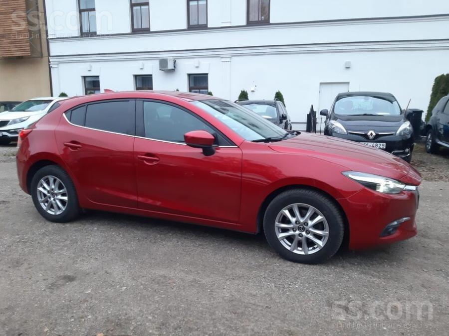 Red Mazda 3 2017 in Daugavpils, with an engine capacity of 2.20 L and mileage of 0 thousand km for 6850 €, photo 6 on AUTOMOTO.COM.LV