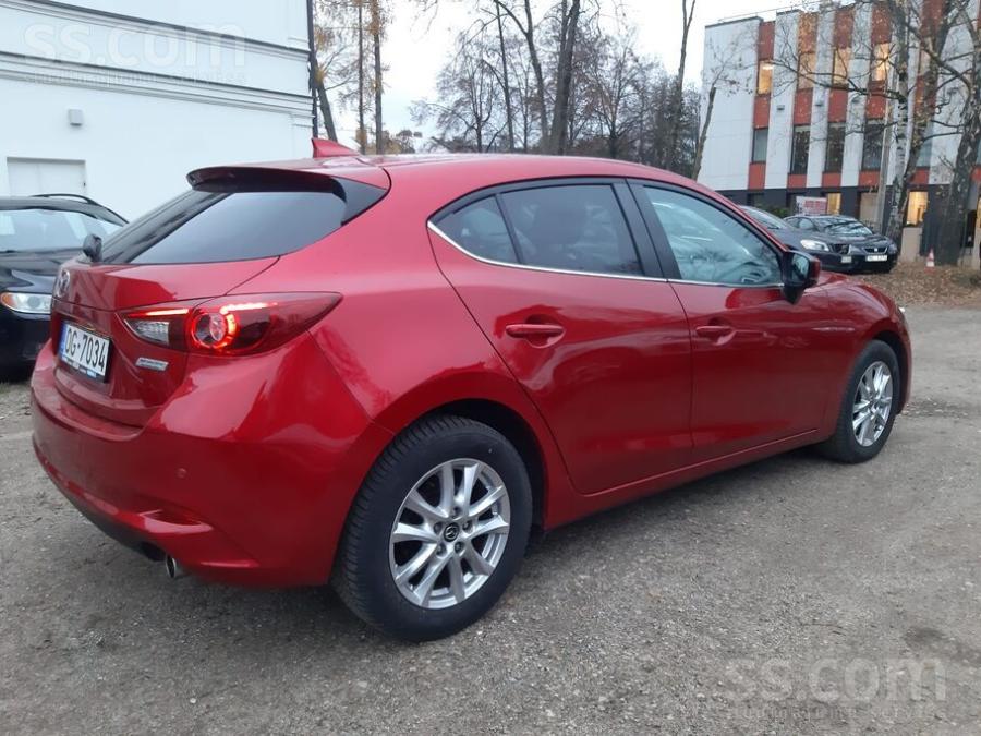 Red Mazda 3 2017 in Daugavpils, with an engine capacity of 2.20 L and mileage of 0 thousand km for 6850 €, photo 7 on AUTOMOTO.COM.LV
