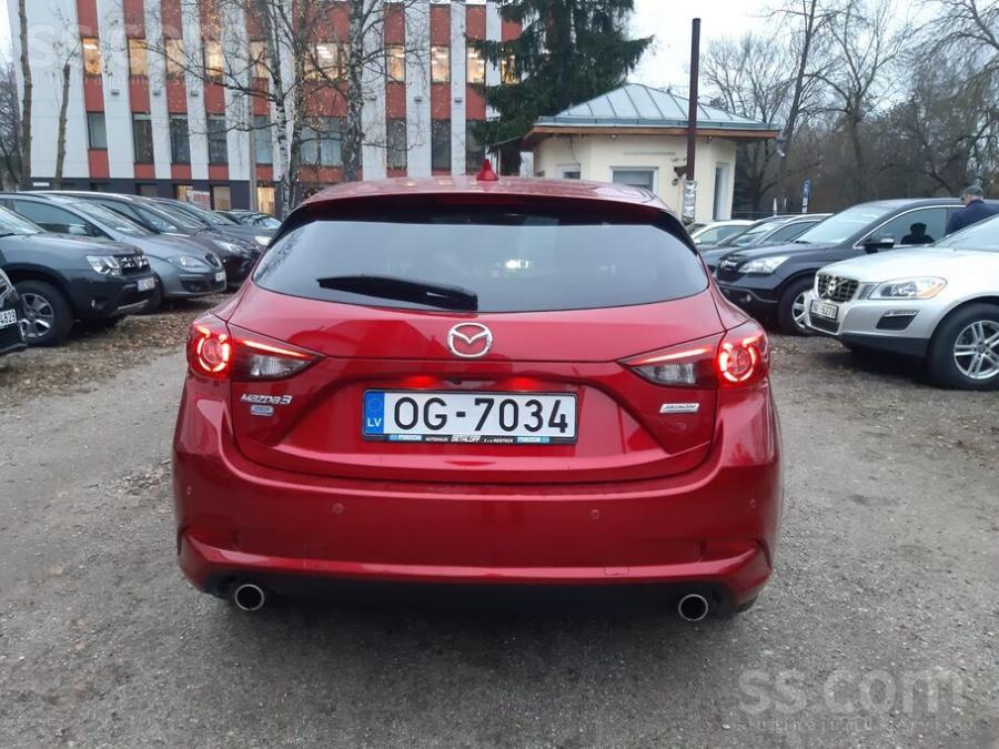 Red Mazda 3 2017 in Daugavpils, with an engine capacity of 2.20 L and mileage of 0 thousand km for 6850 €, photo 9 on AUTOMOTO.COM.LV