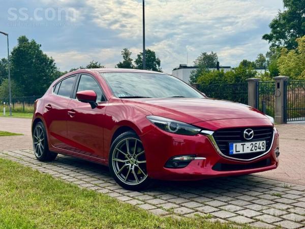 Sarkans Mazda 3 2018 Rīga, ar dzinēja tilpumu 2.00 L un nobraukumu 102 tūkst. km par 12100 €, foto 1 vietnē AUTOMOTO.COM.LV