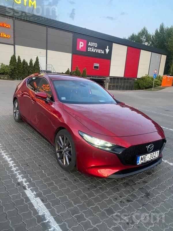 Sarkans Mazda 3 2019 Rīga, ar dzinēja tilpumu 2.00 L un nobraukumu 104 tūkst. km par 17000 €, foto 1 vietnē AUTOMOTO.COM.LV