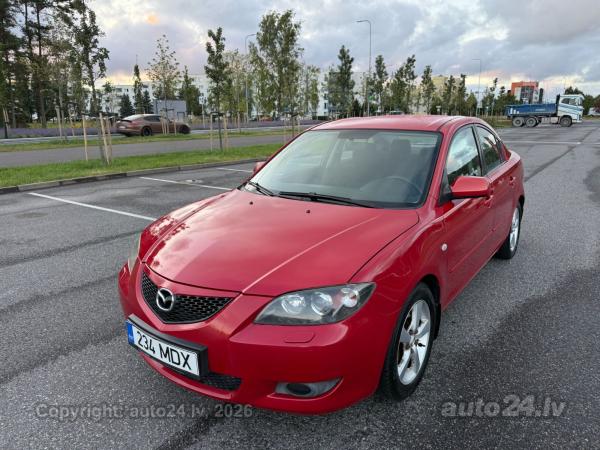 Red Mazda 3 2003 in Tallinn, with an engine capacity of 1.60 L and mileage of 115 thousand km for 899 €, photo 2 on AUTOMOTO.COM.LV