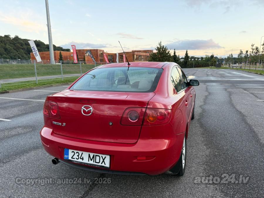 Red Mazda 3 2003 in Tallinn, with an engine capacity of 1.60 L and mileage of 115 thousand km for 899 €, photo 6 on AUTOMOTO.COM.LV