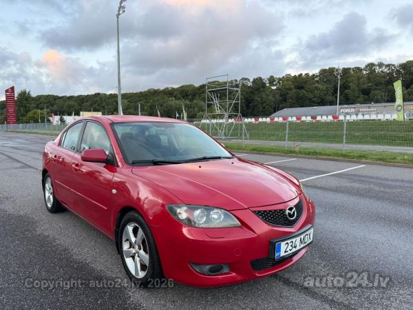 Red Mazda 3 2003 in Tallinn, with an engine capacity of 1.60 L and mileage of 115 thousand km for 899 €, photo 1 on AUTOMOTO.COM.LV