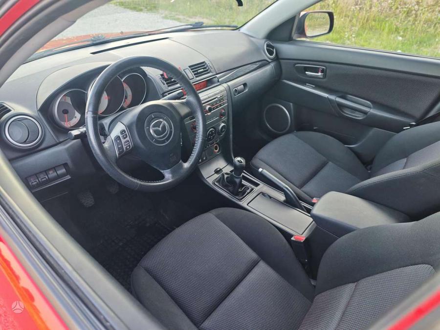 Sarkans Mazda 3 2008 Viļņa, ar dzinēja tilpumu 1.60 L un nobraukumu 184 tūkst. km par 1600 €, foto 8 vietnē AUTOMOTO.COM.LV