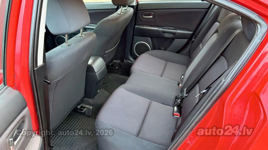 Red Mazda 3 2008 in Voru, with an engine capacity of 1.60 L and mileage of 156 thousand km for 1990 €, photo 10 on AUTOMOTO.COM.LV