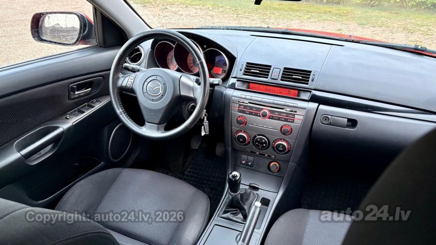 Red Mazda 3 2008 in Voru, with an engine capacity of 1.60 L and mileage of 156 thousand km for 1990 €, photo 13 on AUTOMOTO.COM.LV