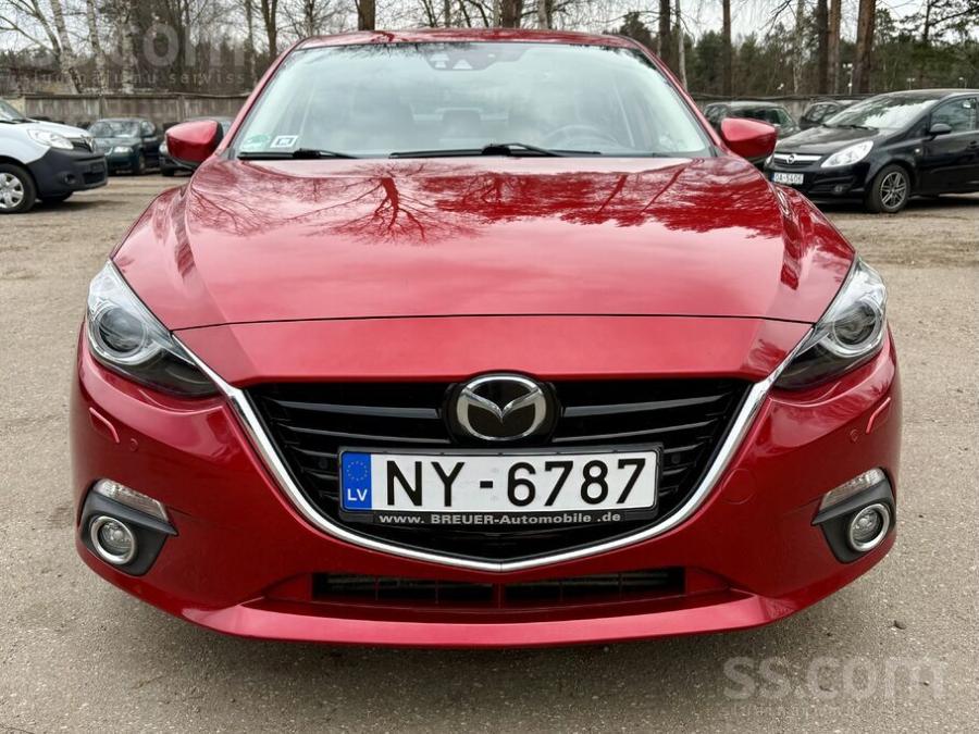 Sarkans Mazda 3 2014 Rīga, ar dzinēja tilpumu 2.20 L un nobraukumu 0 tūkst. km par 1300 €, foto 1 vietnē AUTOMOTO.COM.LV