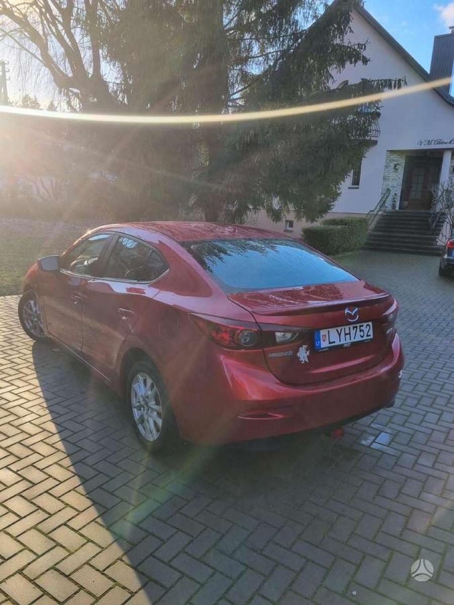Sarkans Mazda 3 2014 Viļņa, ar dzinēja tilpumu 2.00 L un nobraukumu 192 tūkst. km par 5950 €, foto 3 vietnē AUTOMOTO.COM.LV