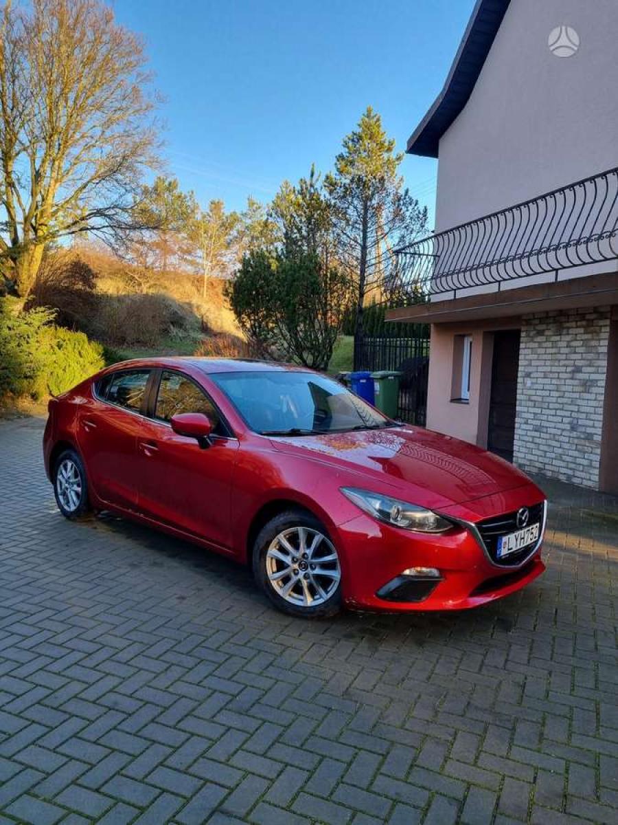 Sarkans Mazda 3 2014 Viļņa, ar dzinēja tilpumu 2.00 L un nobraukumu 192 tūkst. km par 5950 €, foto 5 vietnē AUTOMOTO.COM.LV