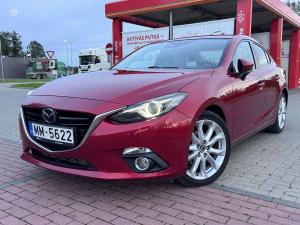 Sarkans Mazda 3 2015 Jelgava, ar dzinēja tilpumu 2.19 L un nobraukumu 230 tūkst. km par 7950 €, foto  vietnē AUTOMOTO.COM.LV