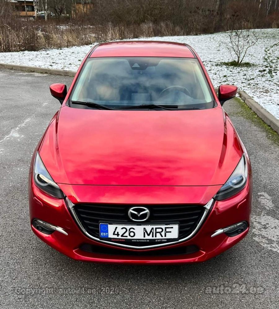 Sarkans Mazda 3 2017 Tallina, ar dzinēja tilpumu 2.00 L un nobraukumu 96 tūkst. km par 12700 €, foto 5 vietnē AUTOMOTO.COM.LV