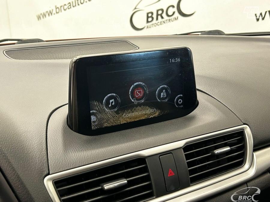 Red Mazda 3 2017 in Avizieniai, with an engine capacity of 2.00 L and mileage of 90 thousand km for 9100 €, photo 18 on AUTOMOTO.COM.LV