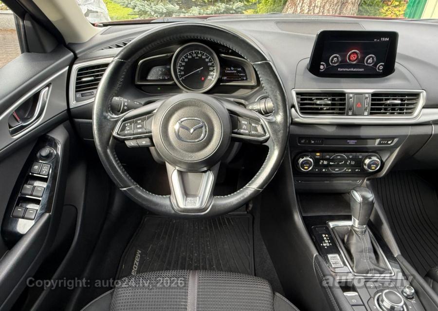 Sarkans Mazda 3 2017 Tallina, ar dzinēja tilpumu 2.00 L un nobraukumu 149 tūkst. km par 9800 €, foto 13 vietnē AUTOMOTO.COM.LV
