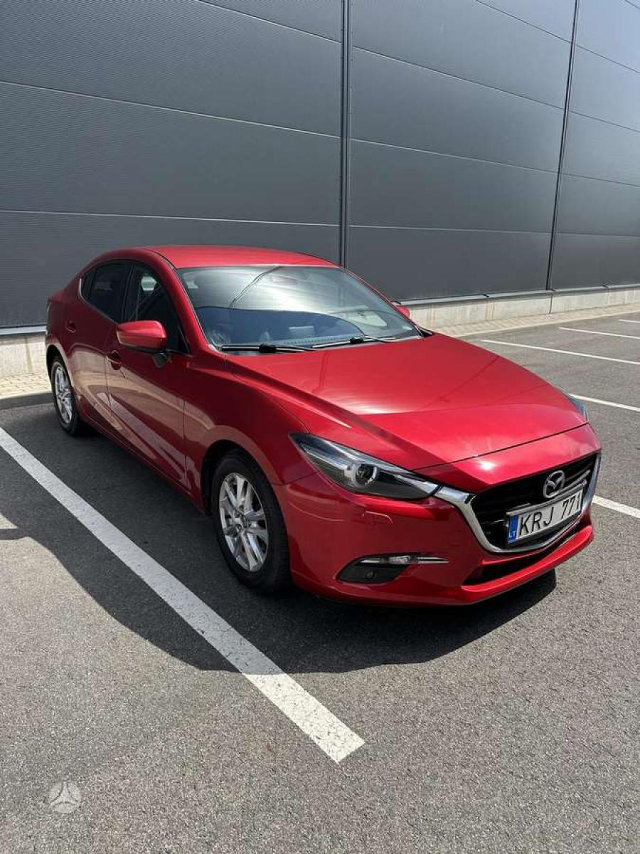 Sarkans Mazda 3 2018 Kauņa, ar dzinēja tilpumu 2.00 L un nobraukumu 100 tūkst. km par 12900 €, foto 4 vietnē AUTOMOTO.COM.LV