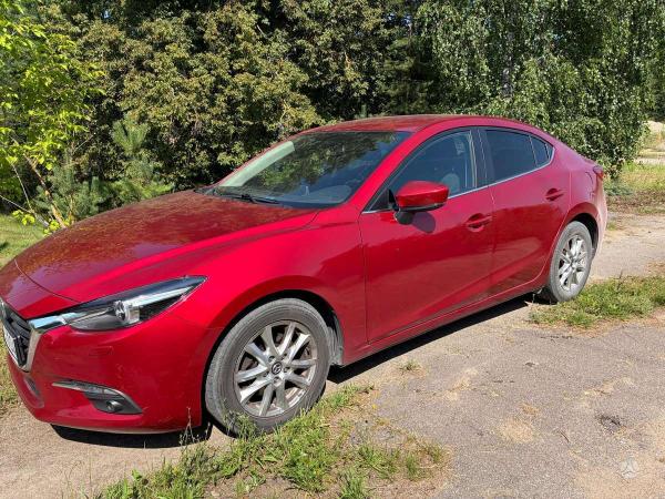 Sarkans Mazda 3 2019 Viļņa, ar dzinēja tilpumu 2.00 L un nobraukumu 122 tūkst. km par 18200 €, foto 2 vietnē AUTOMOTO.COM.LV