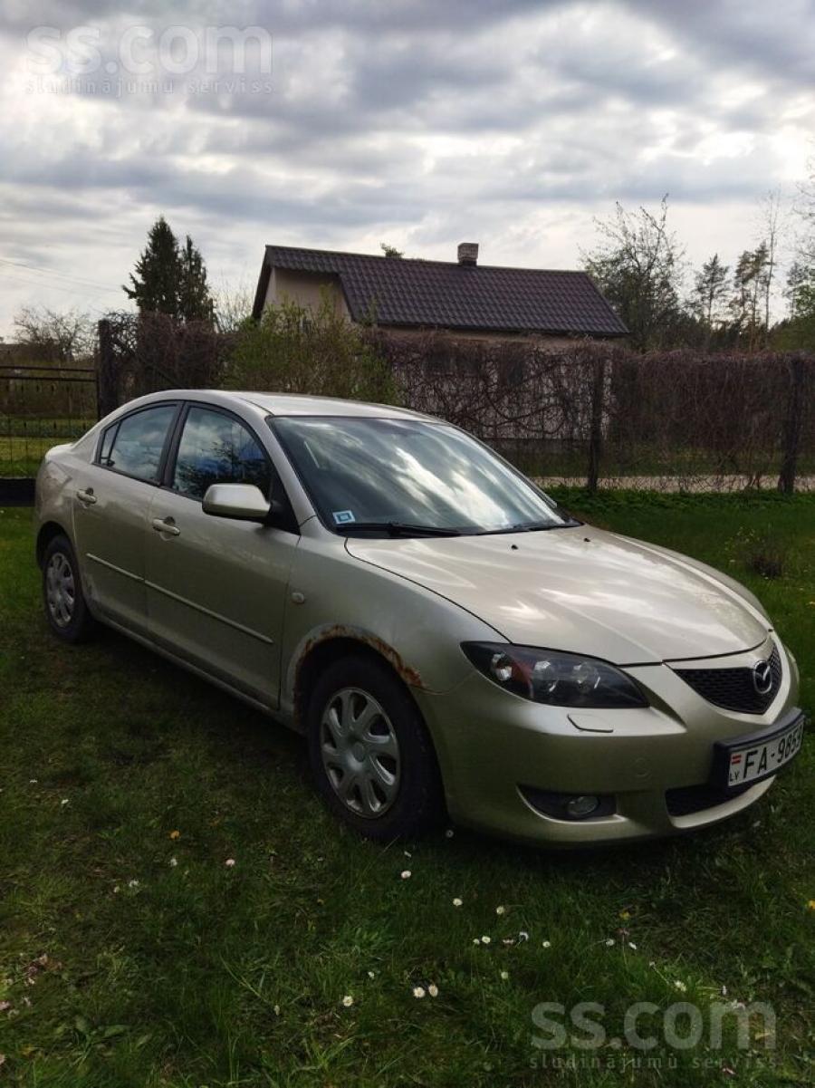 Mazda 3 2004 in Riga, with an engine capacity of 1.60 L and mileage of 164 thousand km for 500 €, photo 1 on AUTOMOTO.COM.LV