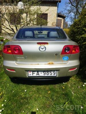 Mazda 3 2004 in Riga, with an engine capacity of 1.60 L and mileage of 164 thousand km for 500 €, photo 7 on AUTOMOTO.COM.LV